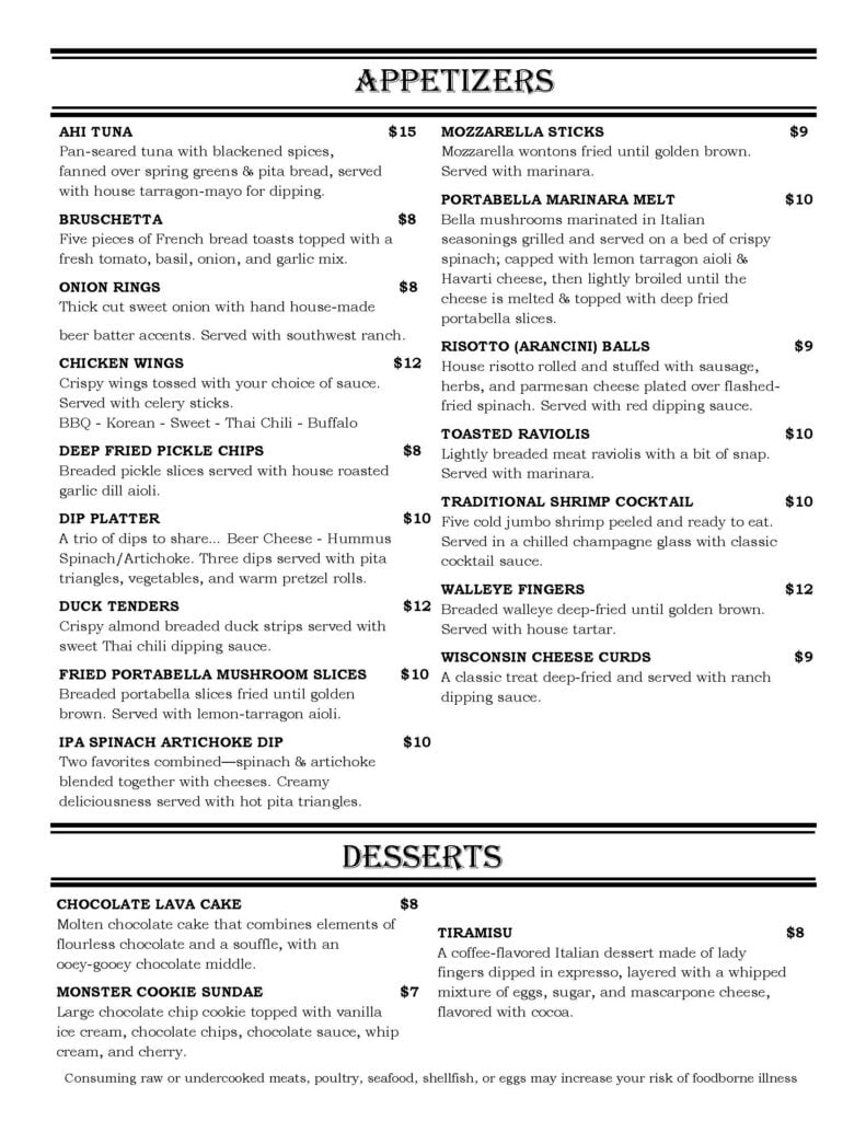 Restaurant • Eagle Waters Resort