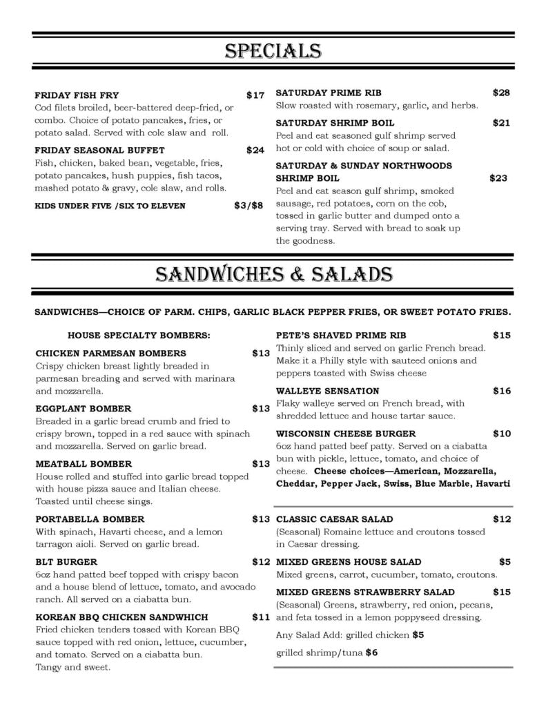 Restaurant • Eagle Waters Resort