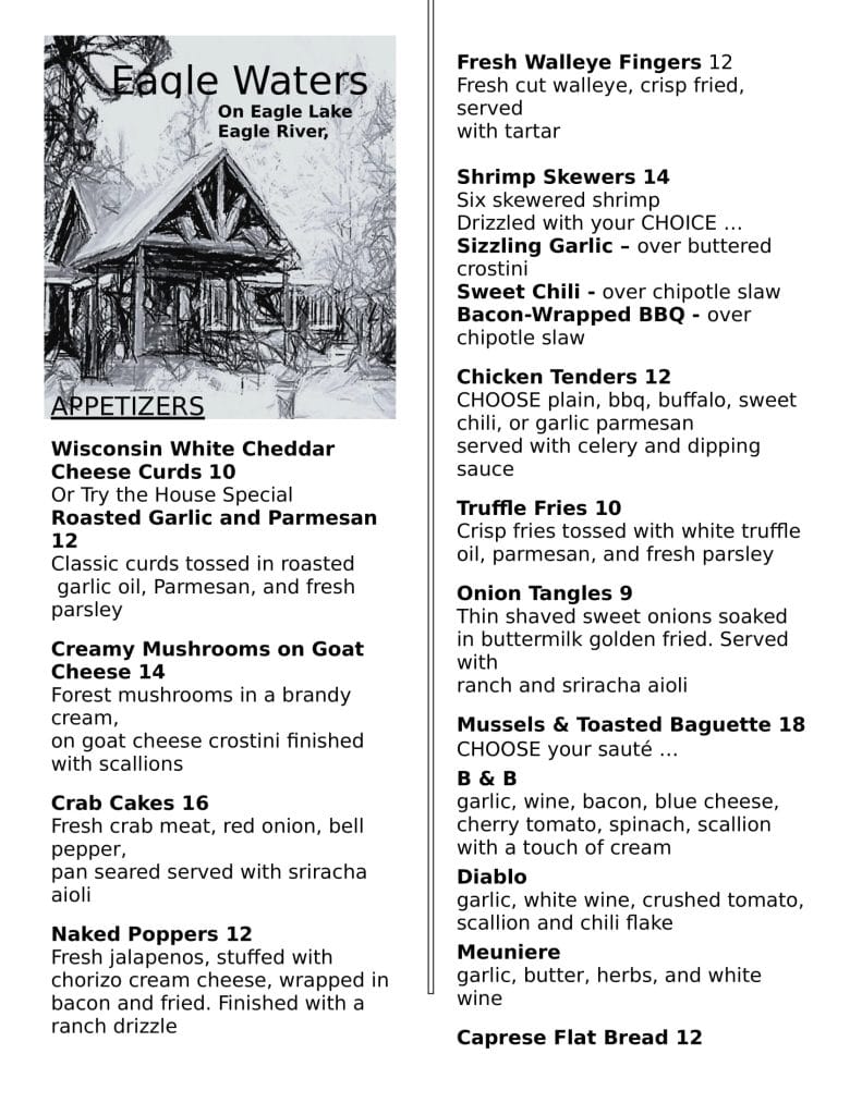 Restaurant • Eagle Waters Resort